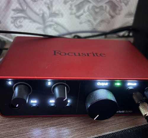 Focusrite scarlett solo 4th gen