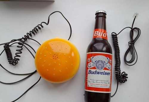 Телефонные аппараты Бутылка пива, Гамбургер