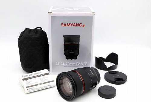 Samyang AF 24-70mm f/2.8 Sony FE в упаковке