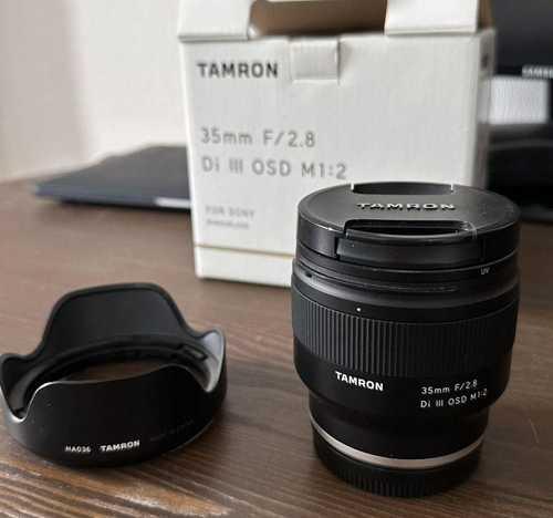 Объектив tamron 35mm sony e