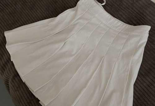 Теннисная юбка белая shein
