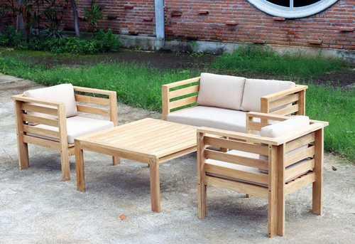Комплект мебели из древесины тика "sofa"