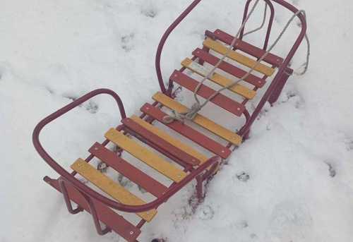 Детские санки для двойни