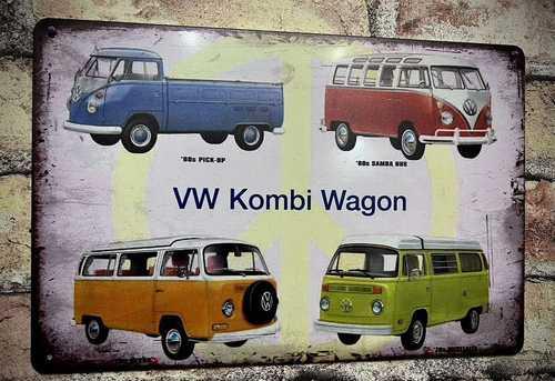 Декор на стену Volkswagen VW Combi Wagon