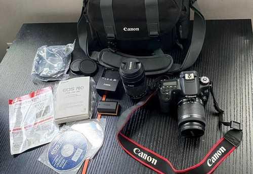 Canon EOS 70D Digital SLR Camera+18-55mm+55-250mm