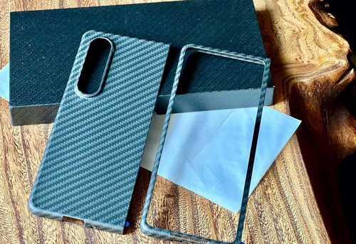 Z Fold 4 карбон Чехол для Samsung Galaxy