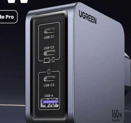 Зарядное устройство 160w Ugreen GaN Nexode Pro