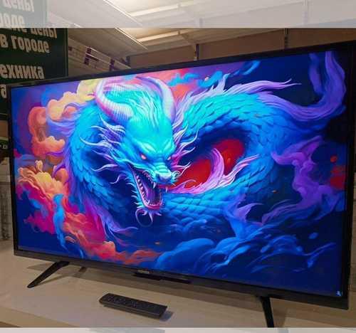 Метровый яркий тонкий SMART Novex 39" Wi-Fi