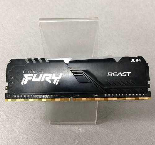 Оперативная память Kingston fury Beast Black RGB 8