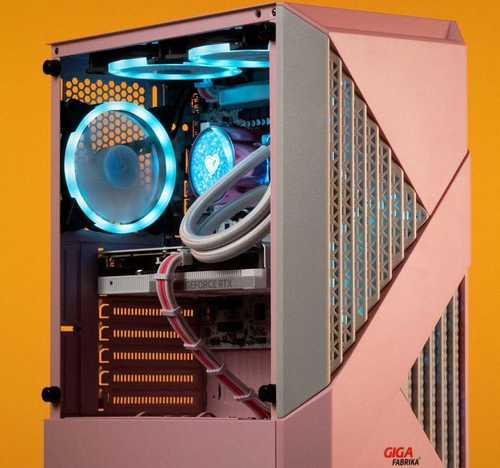 Игровой пк paladin196 GTX 1660 Super 6GB б.у. Ryzen 5 5500 Evesky firerose F3-A pink