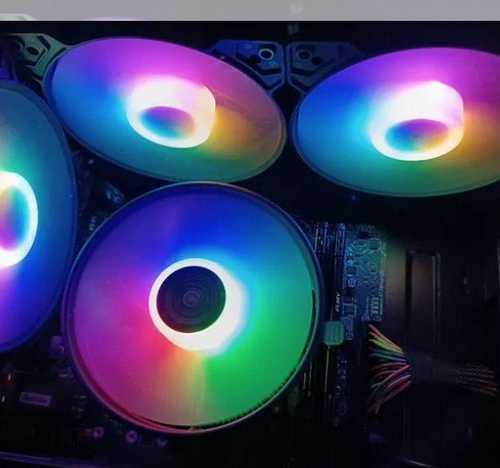 Вентиляторы RGB 120 мм светящиеся(новые)