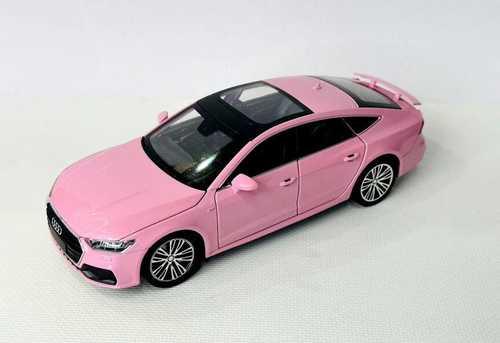 Инерционная машинка Audi A7 розовая
