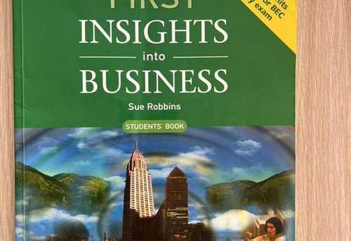 Учебник first insights into business