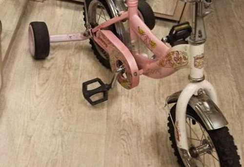 Детский велосипед 12 для девочки