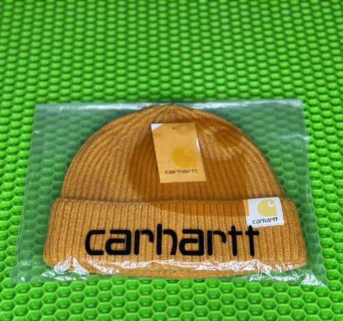 Шапка carhartt Бини Рыжая