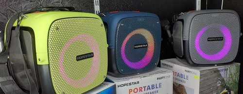 Мощную колонку Hopestar Party One 80w + 2 караоке