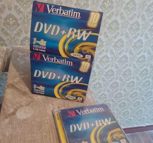 Болванки Verbatim DVD+RW 4x 4,7GB