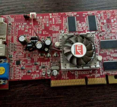 Видеокарта AGP 8xATI Radeon 9600 Pro, 256Mb