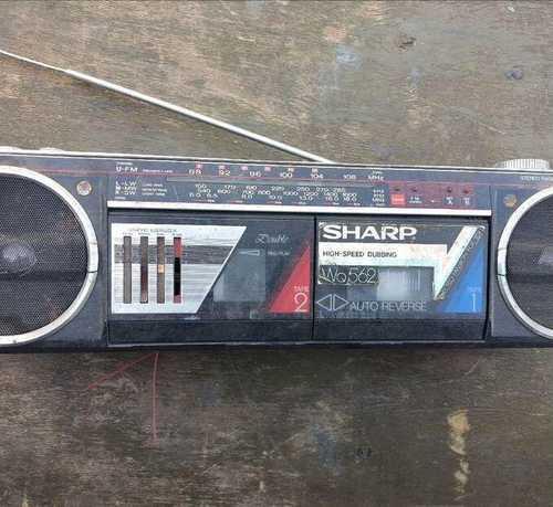 Кассетный магнитофон sharp WQ 562 на запчасти