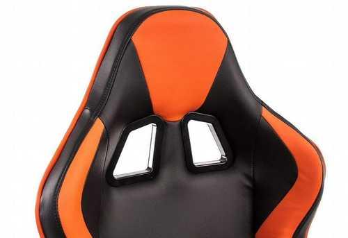 Компьютерное кресло Racer черное - оранжевое