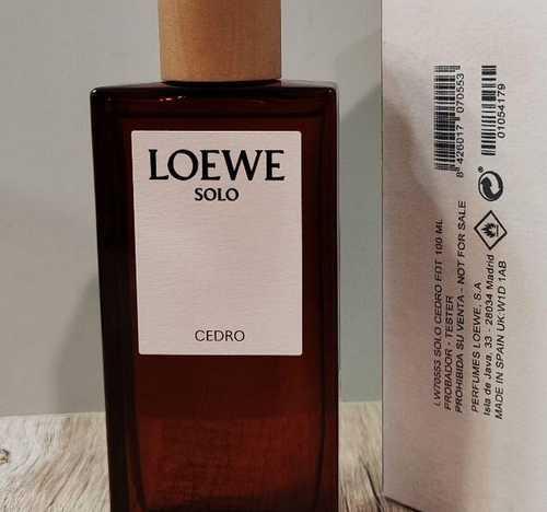 Loewe solo cedro 100 мл