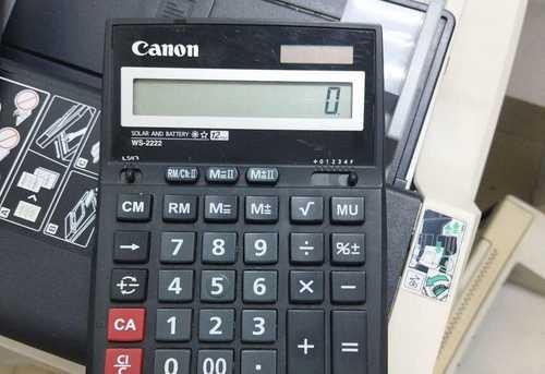 Калькулятор Canon ws2222