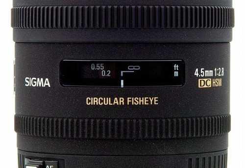 Объектив Sigma AF 4.5mm Circular Fisheye