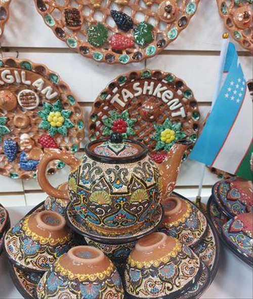 Чайный сервиз Узбекский ручная работа №1