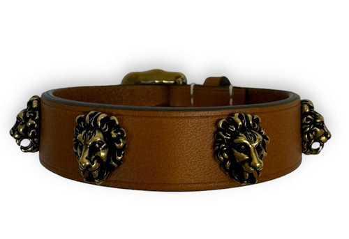 Браслет Gucci Lion Leather Bracelet 'Brown'