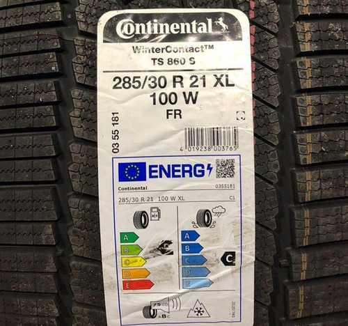 Continental WinterContact TS 860 S 285/30 R21 и 255/35 R21 102W