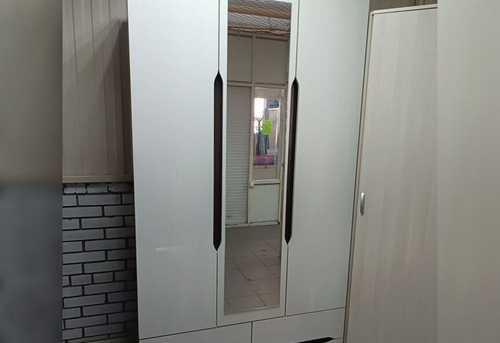 Современный распашной шкаф 3-дверный