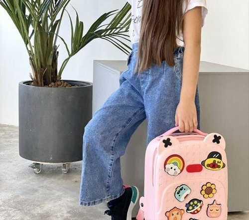 Рюкзак со стикерами для ребенка, розовый