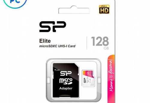 Флеш карта microSD 128GB Silicon Power Elite A1 (S