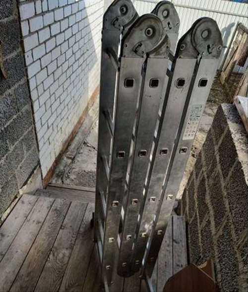Лестница стремянка алюминиевая бу