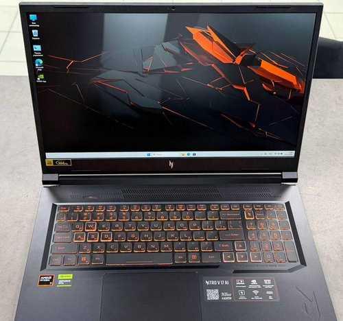 17.3" Acer Nitro V 17 AI ANV17-41, Ryzen 7, RAM 16ГБ, 1024 ГБ, GeForce RTX 5060 8 ГБ