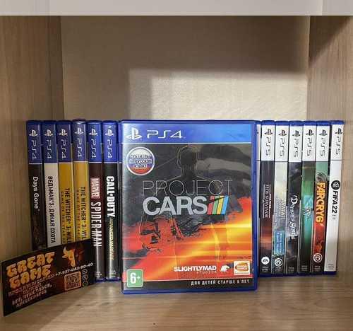 Игры PS4: Project Cars