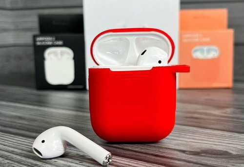 AirPods 2 premium гарантия + чехол