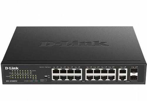 D-Link DL-DES-1018MPV2/A1A коммутатор poe