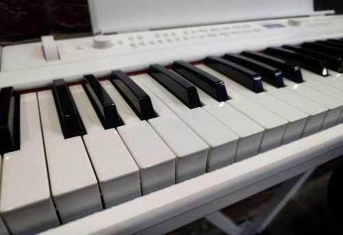 Цифровое белое пианино для обучения + Банкетка
