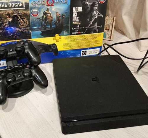 Sony playstation 4 slim 1tb с играми