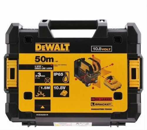 Нивелир лазерный точечный dewalt DCE0825D1R