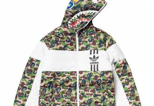 Зимняя куртка AdidasBape камуфляж