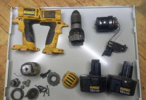 Шуруповёрт DeWalt DC980 на запчасти