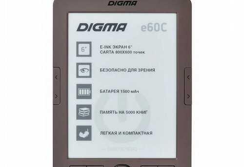 Электронная книга Digma E60C 6" E-Ink HD Pearl, ко