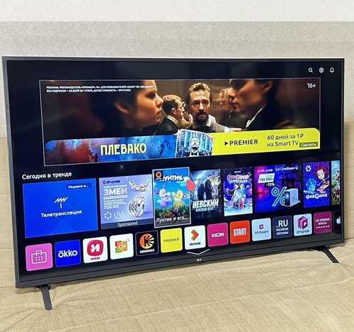 4K UHD LG 50", SMART, Wi-Fi, WebOS, AirPlay, Magic