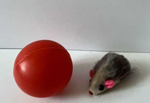 Мячик и мышка для игры с котиком