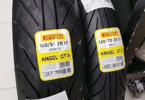 Мотошины Pirelli Angel GT2 120/70-17 и 180/55-17