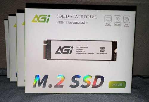 SSD накопитель AGI AI198 M.2 2280 256 гб