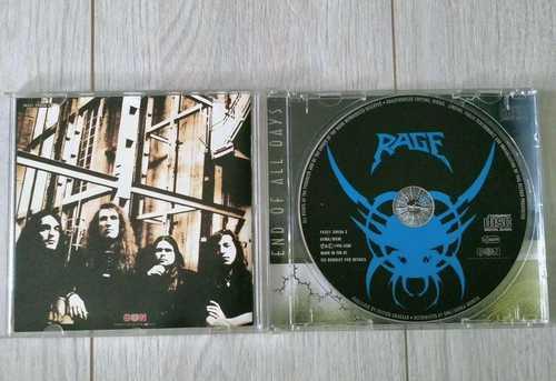 Фирменный CD компакт Rage –End Of All Days, 1996 г