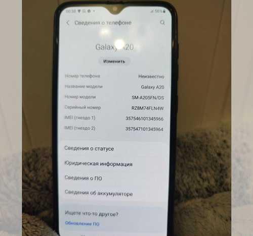 Samsung Galaxy A20, 3/32 ГБ